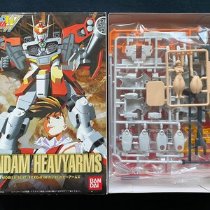 Vintage 2000 Bandai Gundam W Wing Gundam MS Mobile Suit XXXG-01H Gundam ...