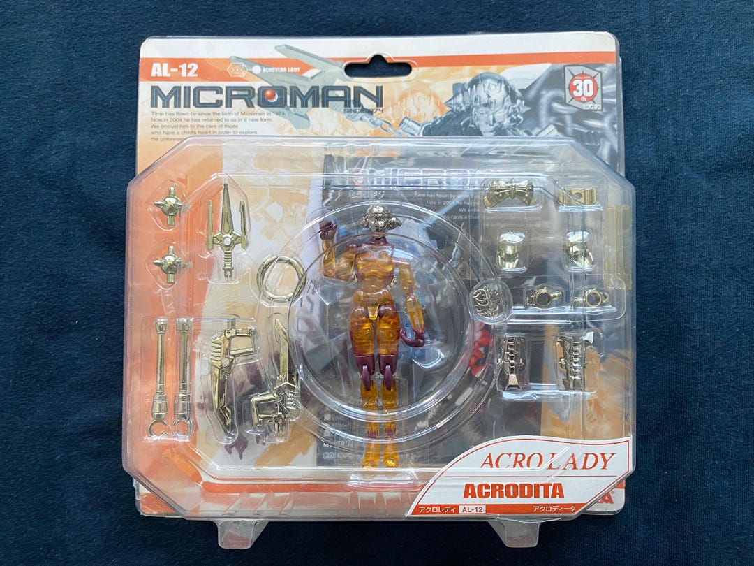 Vintage 2004 Takara Microman Micronauts Acrolady AL-12 Acrodita Action ...