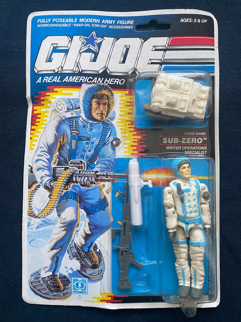 Vintage 1989 GI Joe A Real American Hero Sub Zero Winter Operations ...