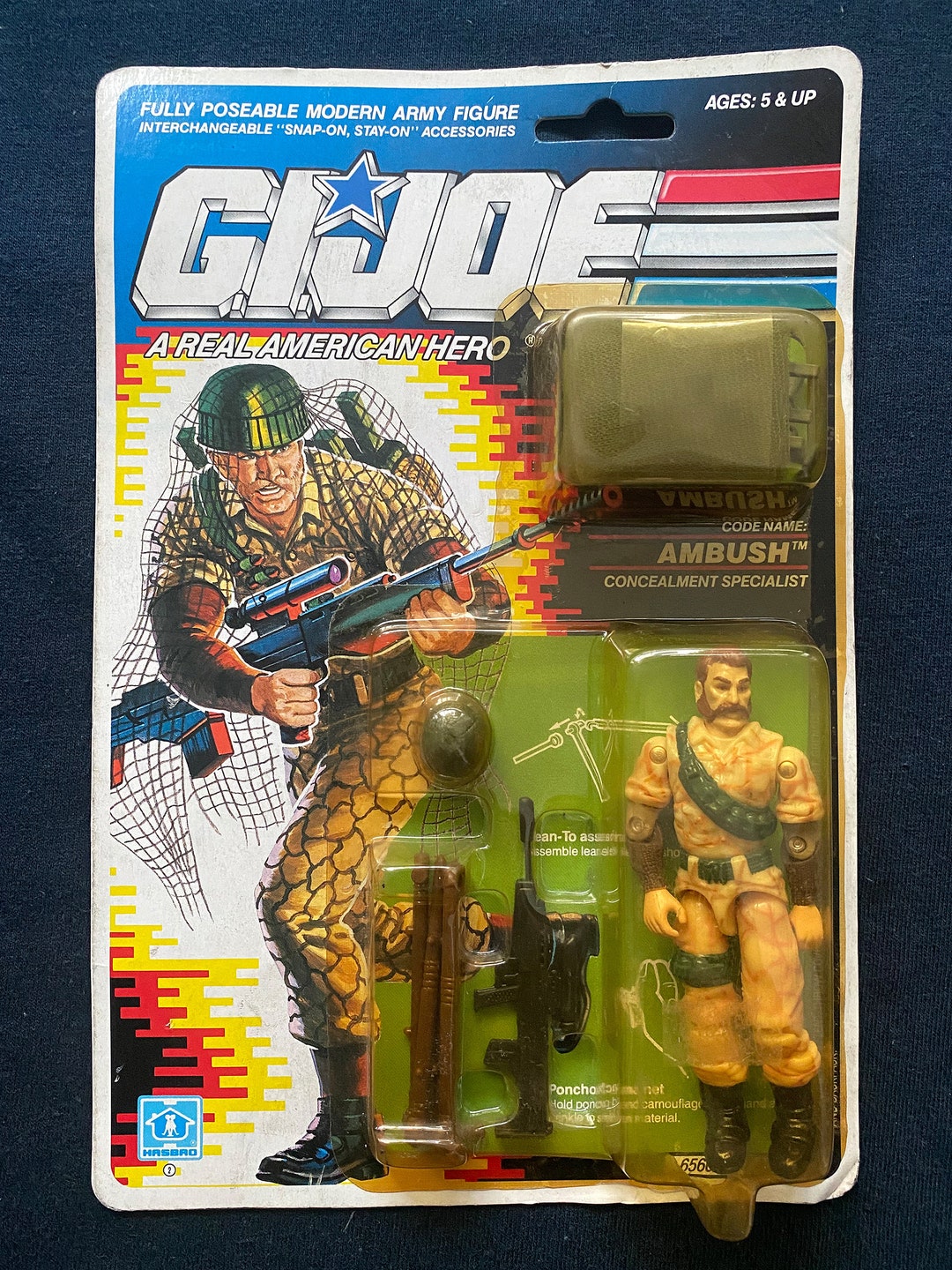 Vintage 1990 GI Joe A Real American Hero Ambush Concealment Specialist ...