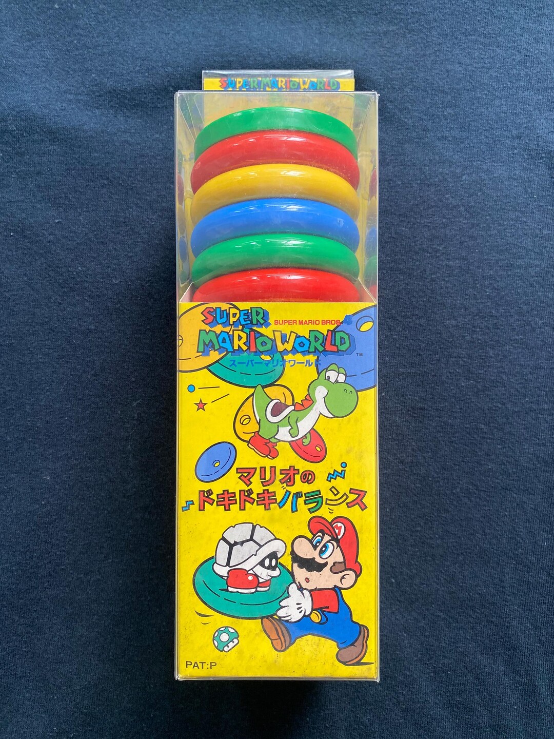 Vintage 1998 Nintendo Super Mario World Doki Doki Balance Games Toy ...