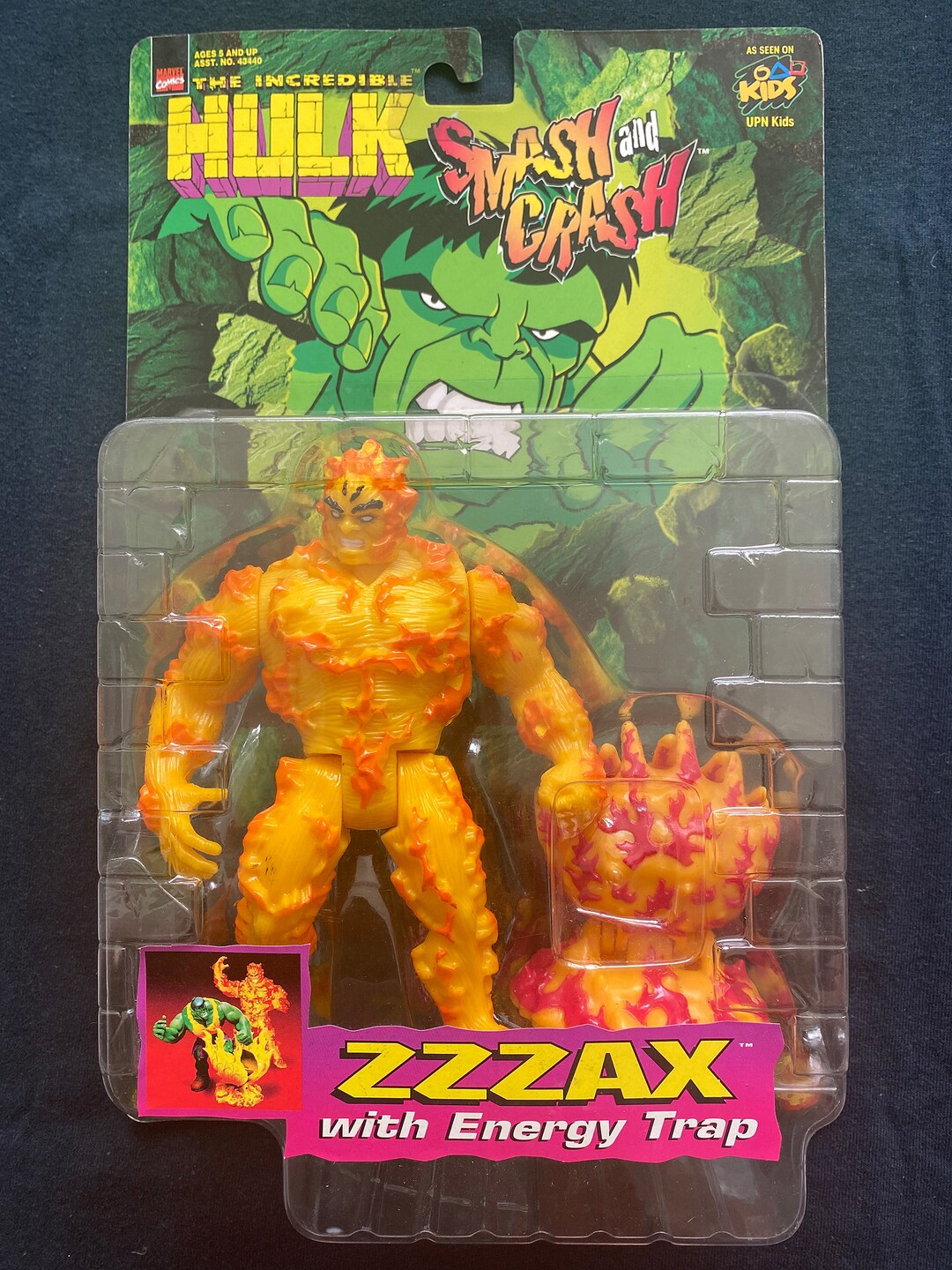 Vintage 1997 Toybiz Comics the Incredible Hulk Smash and Crash ZZZAZ ...