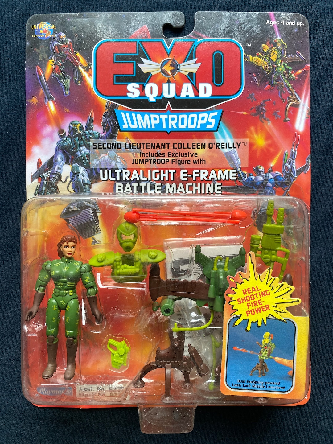 Vintage 1994 Playmates EXO Squad Jumptroops Second Lieutenant Colleen O ...