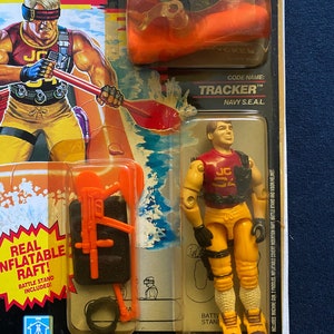 Vintage 1990 GI Joe A Real American Hero Tracker NAVY S.E.A.L. Action ...
