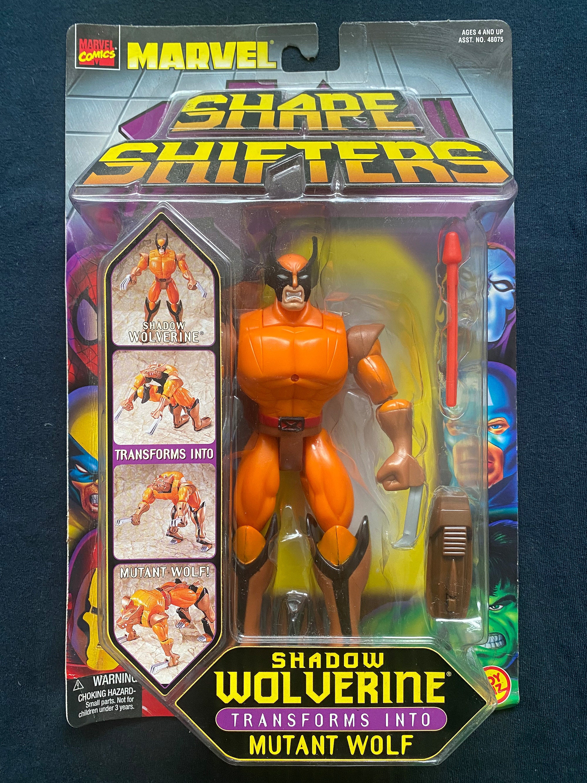 Vintage 1999 Toybiz Comics Shape Shifters Shadow Wolverine | Etsy