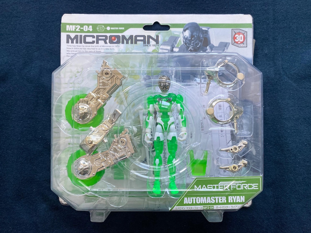 Vintage 2004 Takara Microman Micronauts Master Force MF2-04 Automaster ...