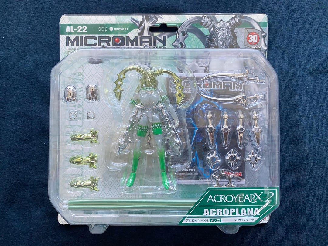 Vintage 2004 Takara Microman Micronauts Acroyear X AL-22 Acroplana ...
