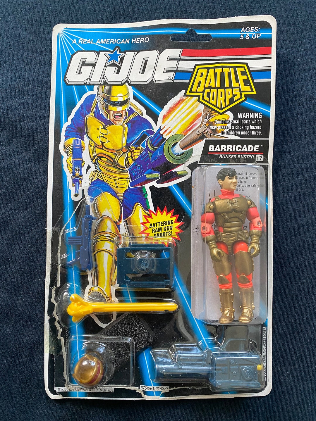 Vintage 1992 GI Joe A Real American Hero Battle Corps Barricade Bunker ...