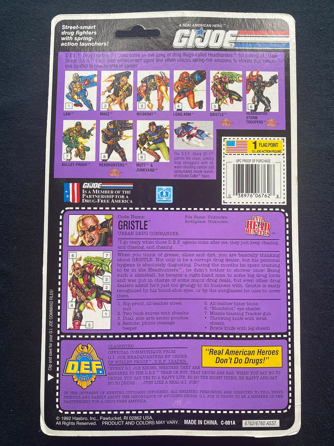 Vintage 1992 GI Joe A Real American Hero Evil Head Hunters | Etsy