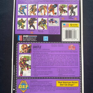 Vintage 1992 GI Joe A Real American Hero Evil Head Hunters Gristle ...