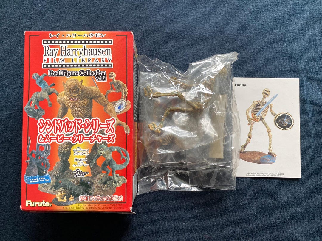 Vintage 2002 Furuta Ray Harryhausen Film Library Jason Argonauts Sword ...