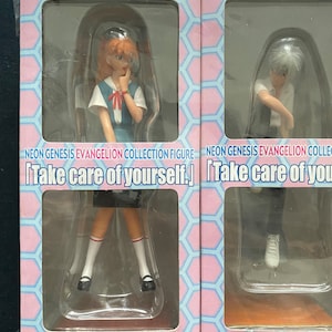Vintage 2004 Sega Neon Genesis Evangelion EVA Take Care of Yourself Set ...