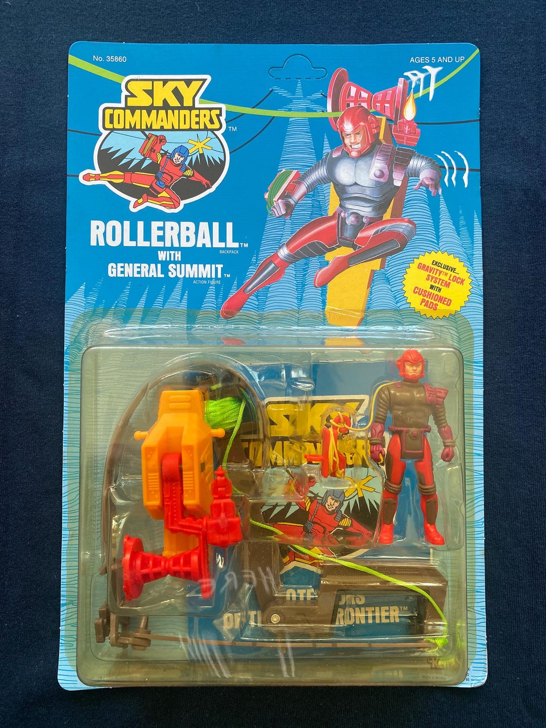 Vintage 1987 Kenner Sky Commanders Rollerball With General Summit ...