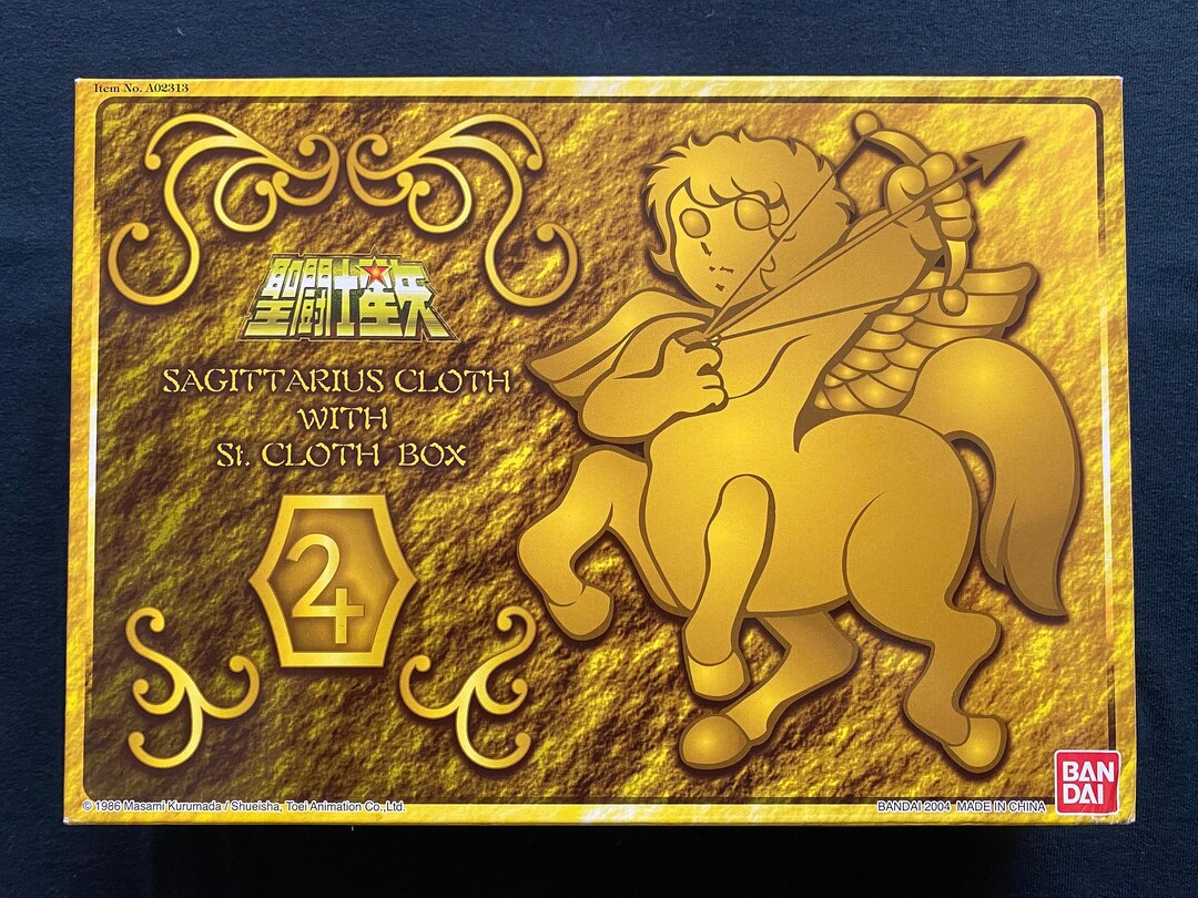Vintage 2004 Bandai Saint Seiya Cloth Gold Sagittarius Cloth With St ...