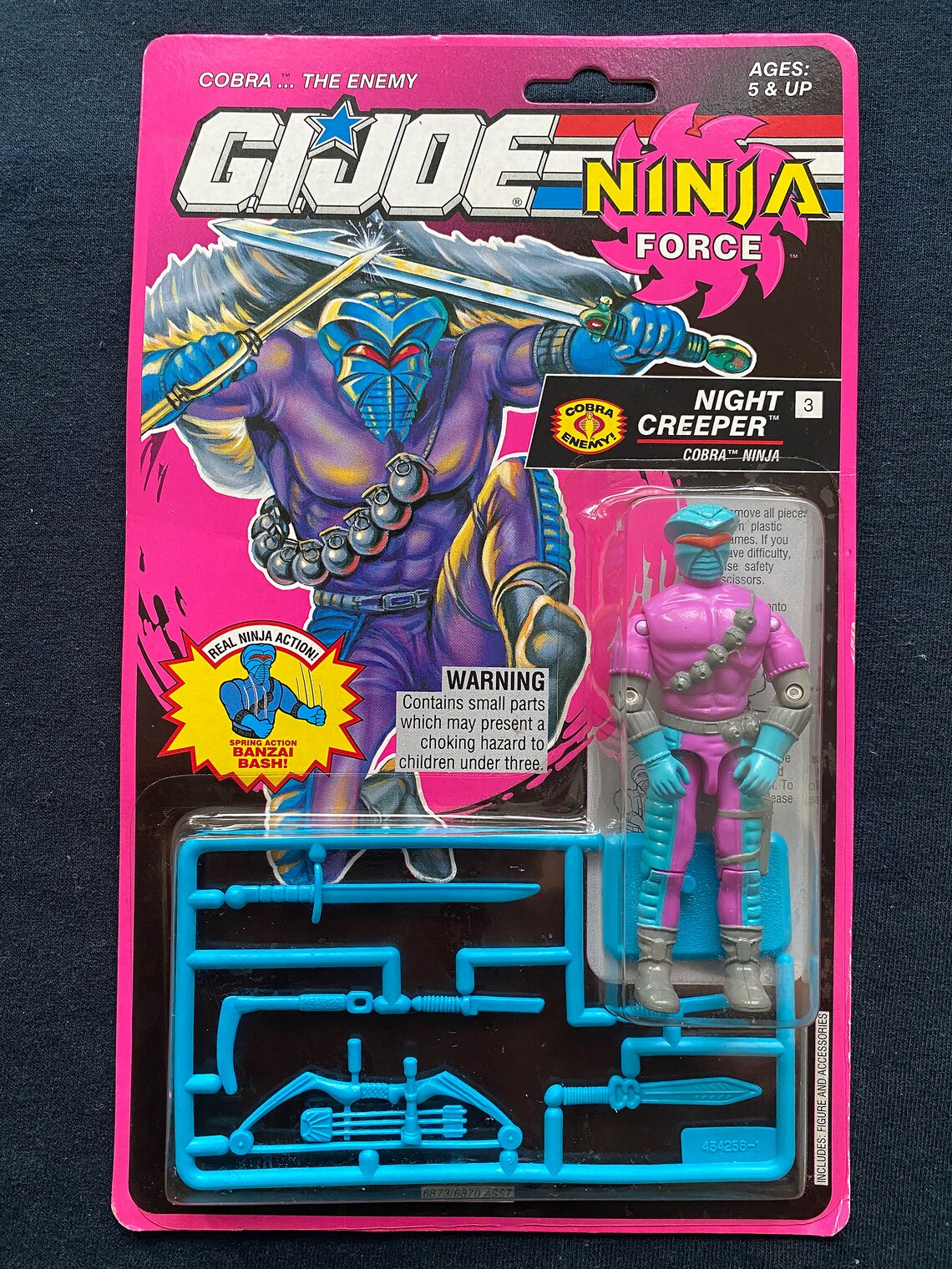 Vintage 1992 GI Joe A Real American Hero Ninja Force Night - Etsy