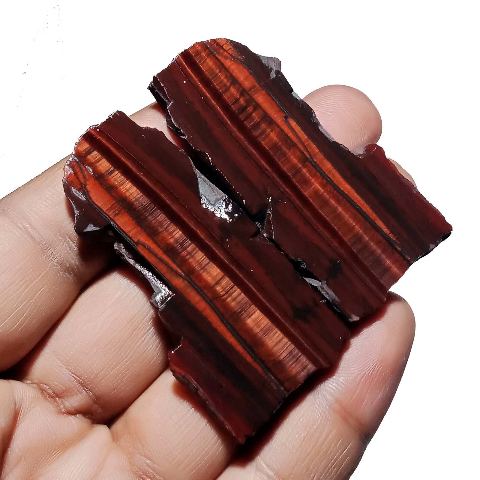 Raw Red Tiger Eye Stone Rough Red Tigers Eye Stone healing | Etsy