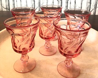 Pink Goblets | Etsy
