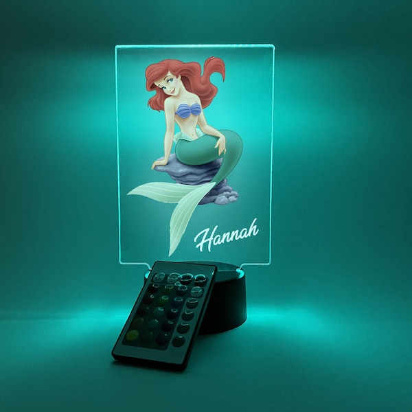 Mermaid Night Light - Etsy