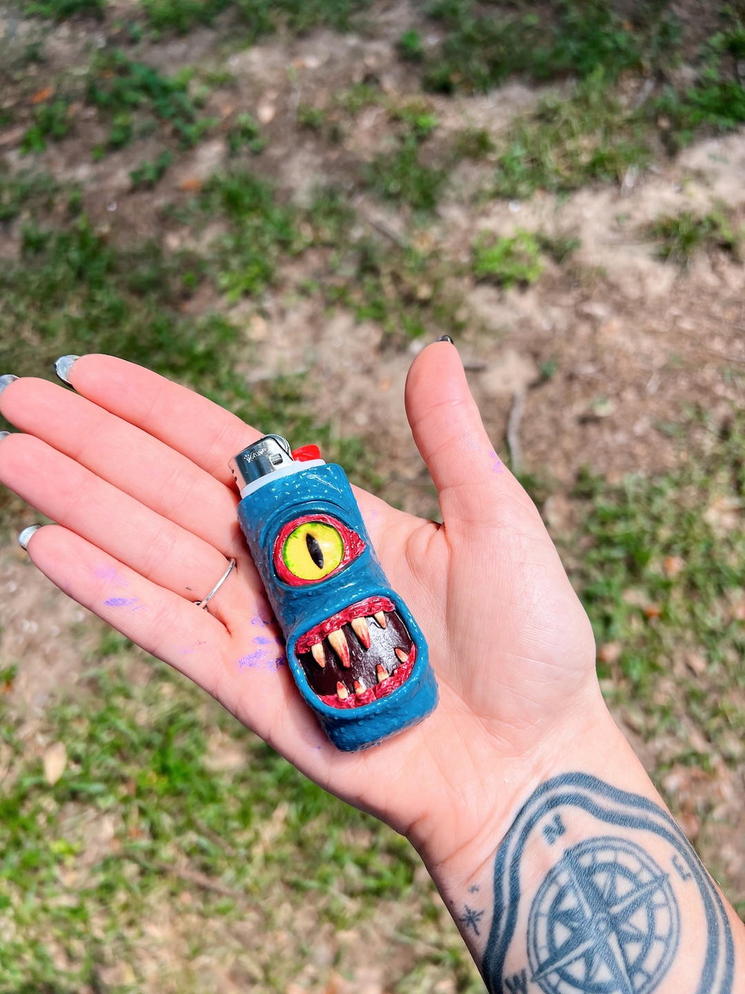 Monster Lighter Case - Handmade - Polymer Clay - Etsy