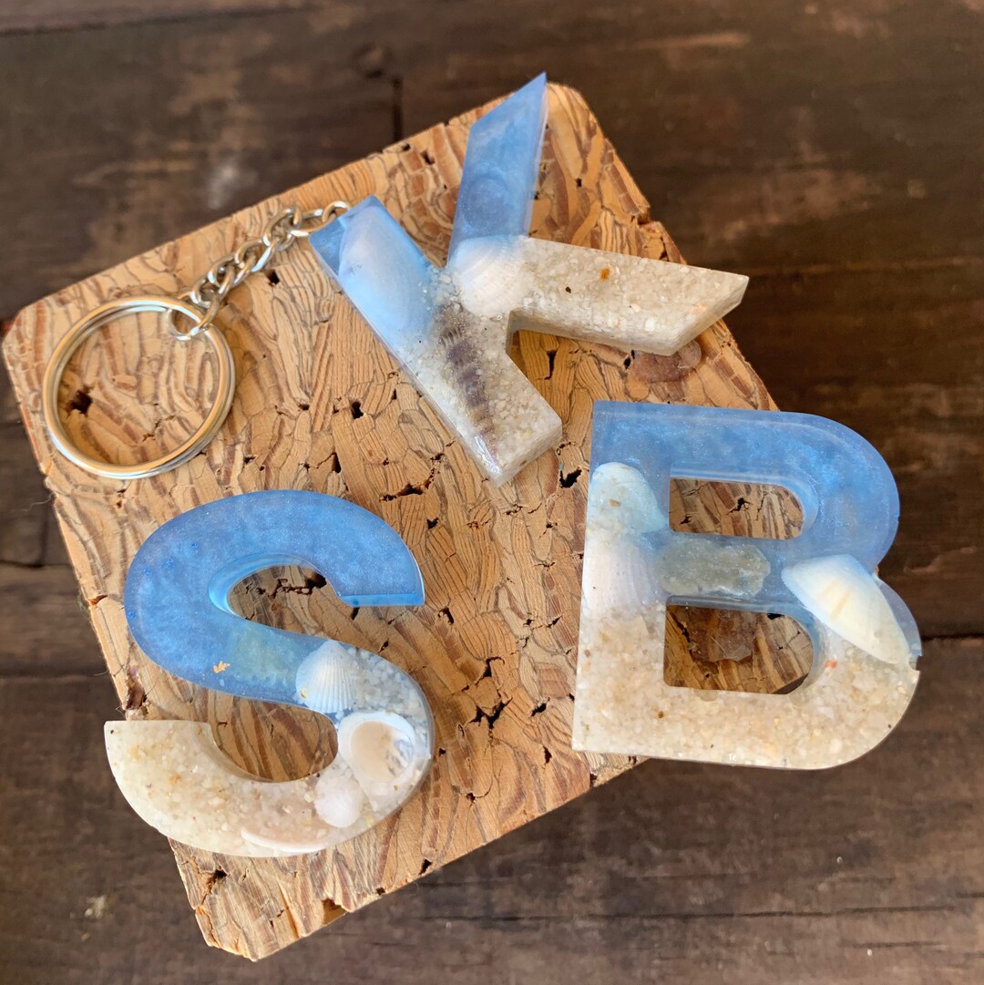 Handmade Resin Beach Keychains - Etsy UK