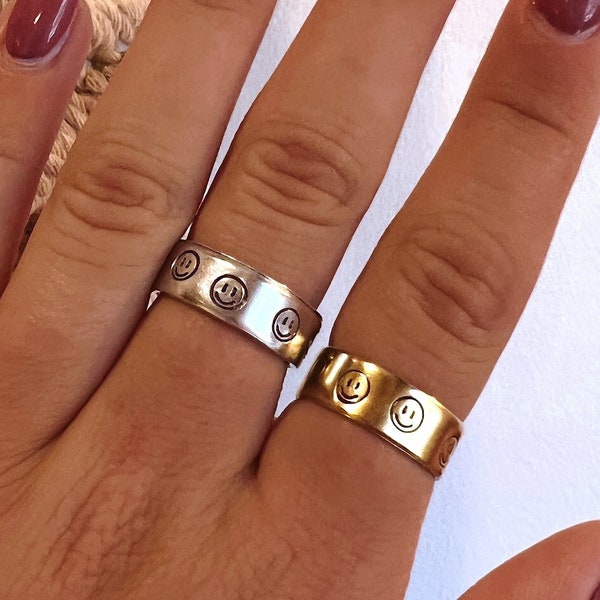 Custom Stamped Ring - Etsy