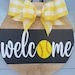 Front Door Decor | Welcome | Tennis | Tennis Ball |door Hanger | Front ...