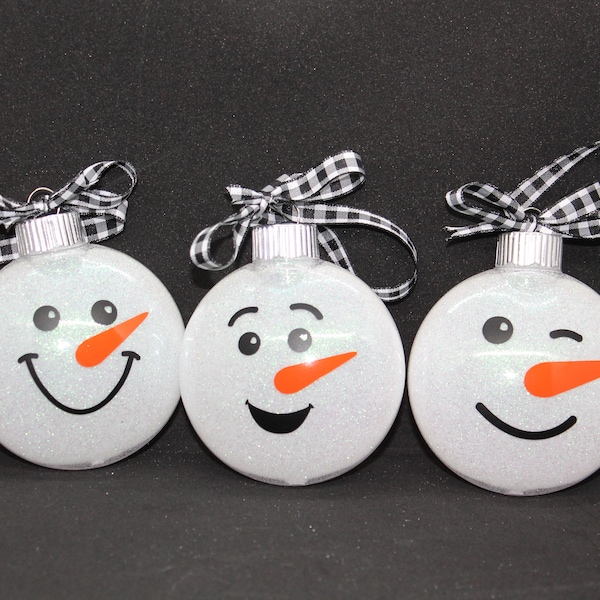 Snowmen Ornaments - Etsy