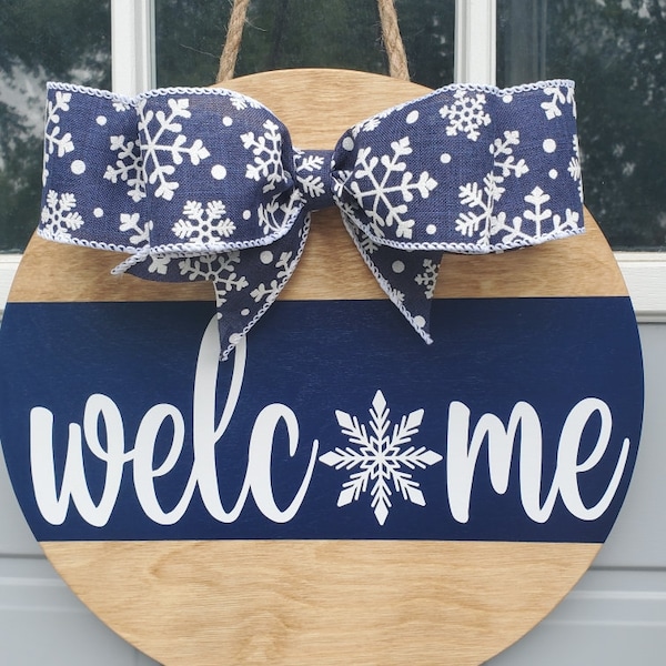 Winter Door Hanger - Etsy