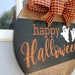 Halloween Door Hanger Halloween Door Round Happy Halloween Halloween ...