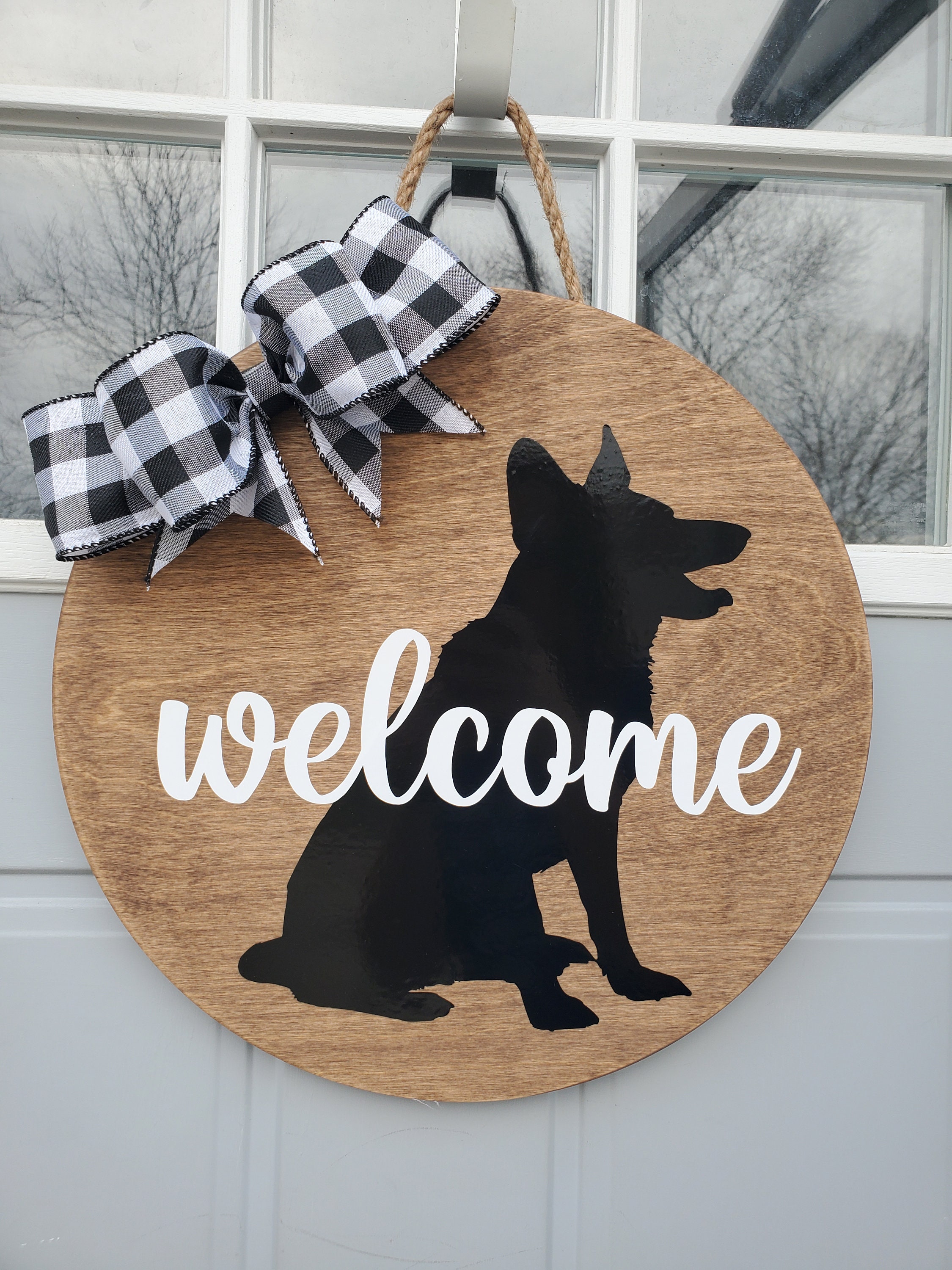 German Shepherd Dogs Dog Door Hanger German Shepherd - Etsy
