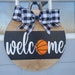 Basketball Welcome Sign Front Door Hanger Welcome Home Decor Sports ...