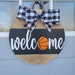Basketball Welcome Sign Front Door Hanger Welcome Home Decor Sports ...