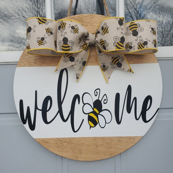 Bee Door Sign - Etsy