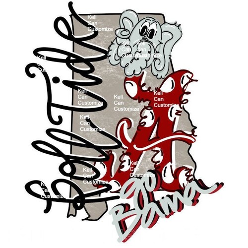 Roll Tide Go Bama PNG Digital Image Instant Download - Etsy