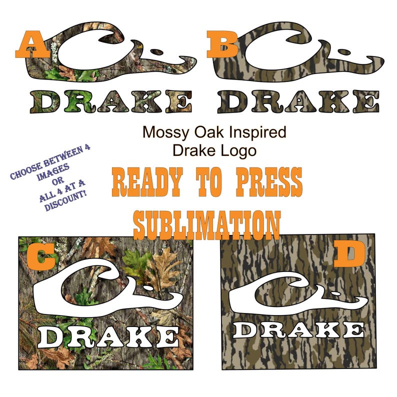 Drake Inspired Mossy Oak Camo Images Png READY TO PRESS Sublimation ...