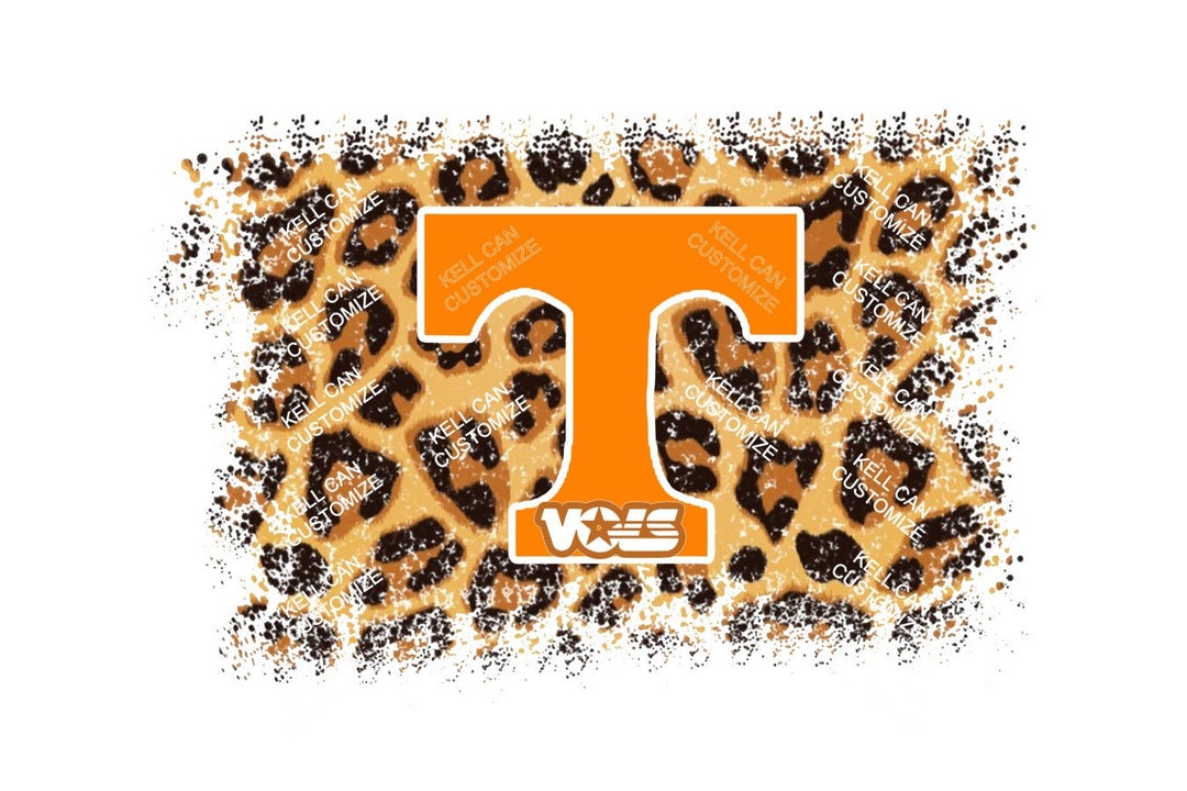 University of Tennessee Distressed Cheetah PNG Digital Image Instant ...