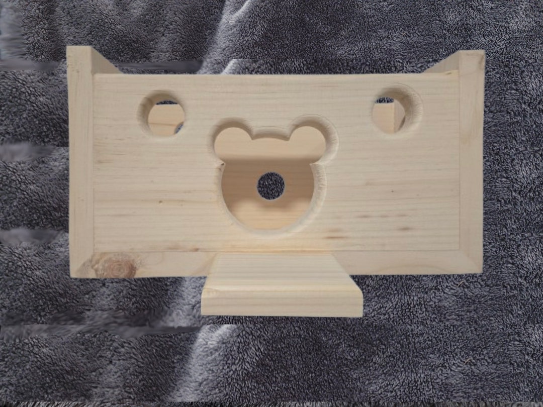 Chinchilla Bridge Hanging Tunnel Tall Hideout 12" W/ledge Option Back ...