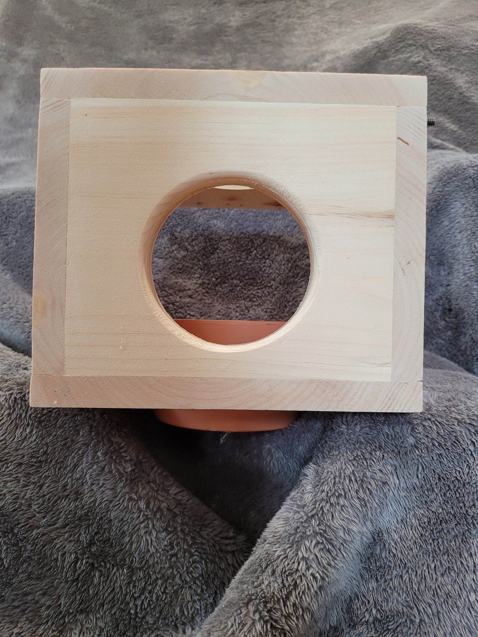 Chinchilla Chill Hanging Hideout House With Terracotta Cooling Bowl ...