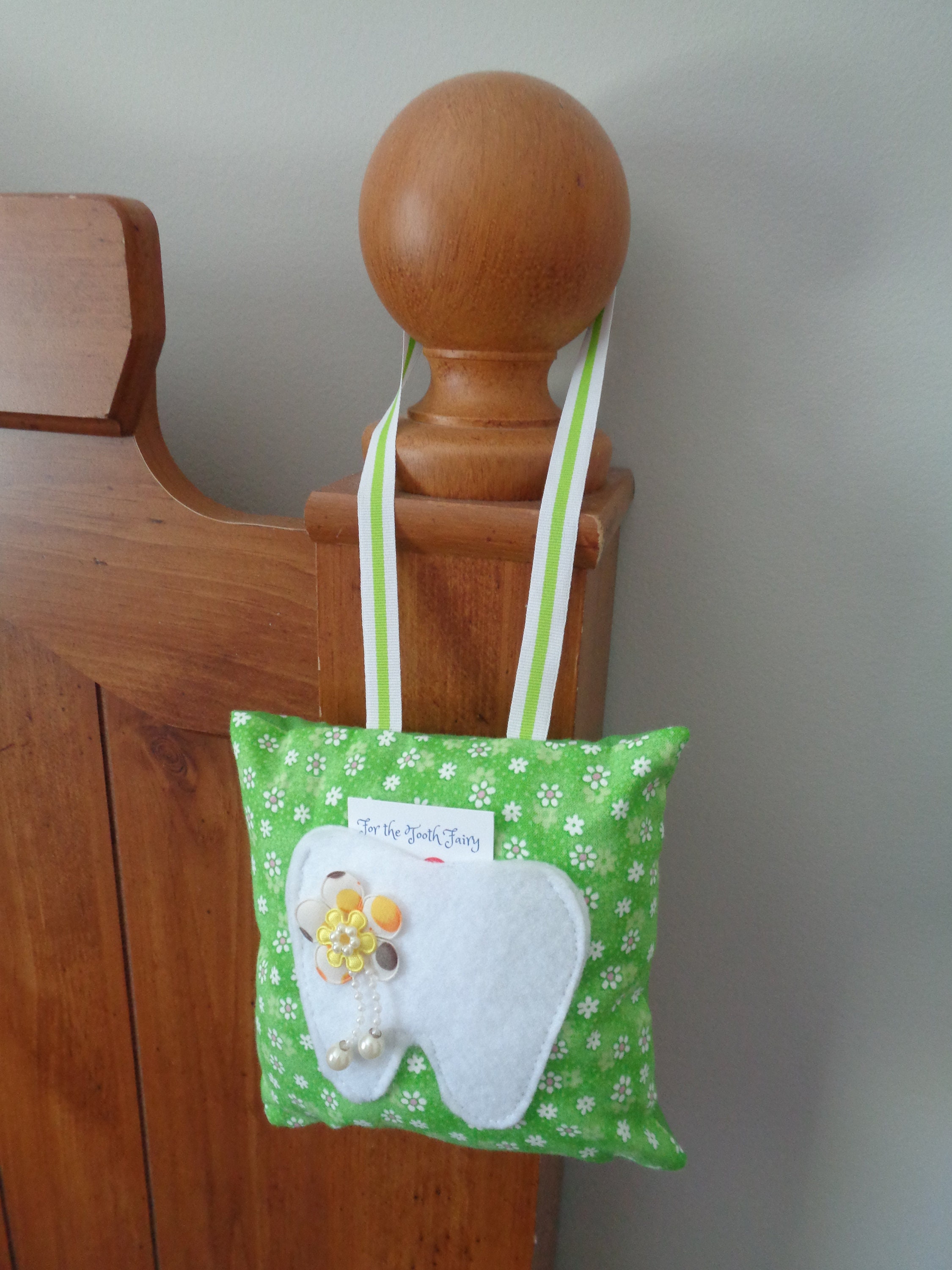 Hanging Tooth Fairy Pillow With Pocket - Etsy