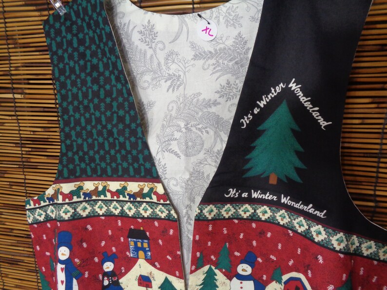 Winter Wonderland Holiday Vest / Christmas Women's Vest / Size XL ...