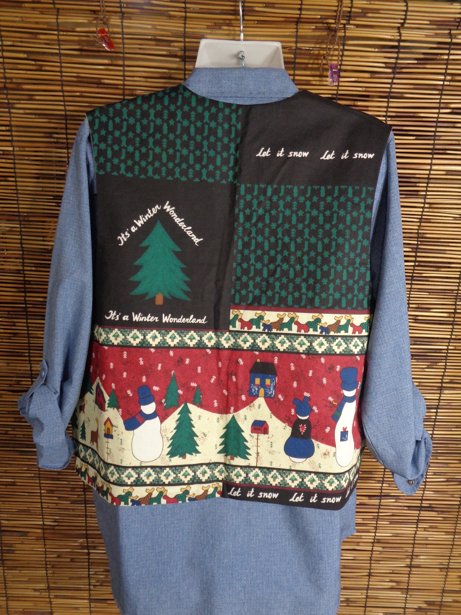Winter Wonderland Holiday Vest / Christmas Women's Vest / Size XL ...