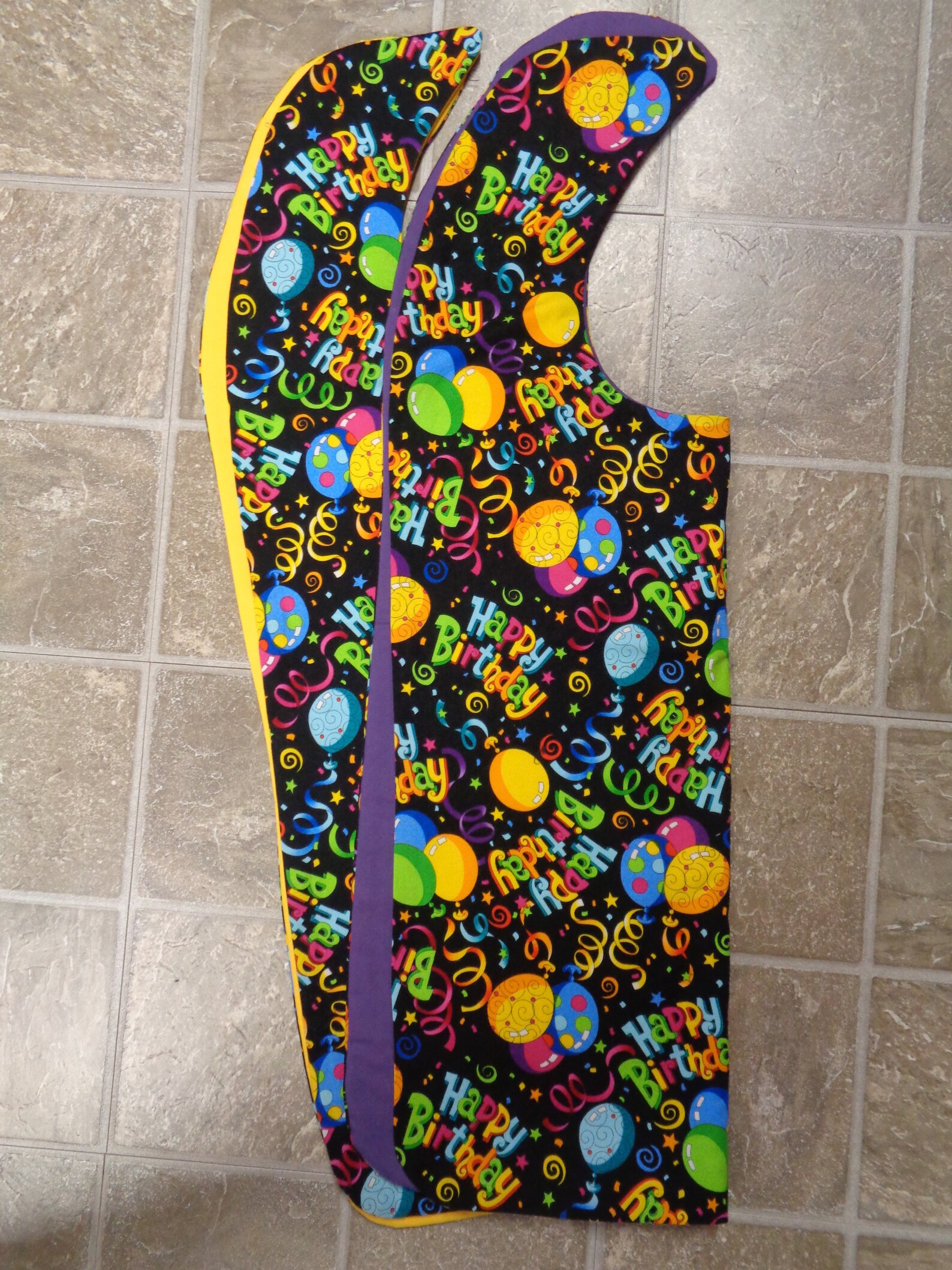 Happy Birthday Bib / Novelty Adult Bib / Adult Bib / Bibs for Sloppy ...