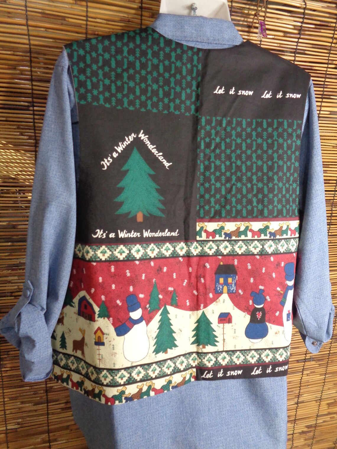 Winter Wonderland Holiday Vest / Christmas Women's Vest / Size XL ...