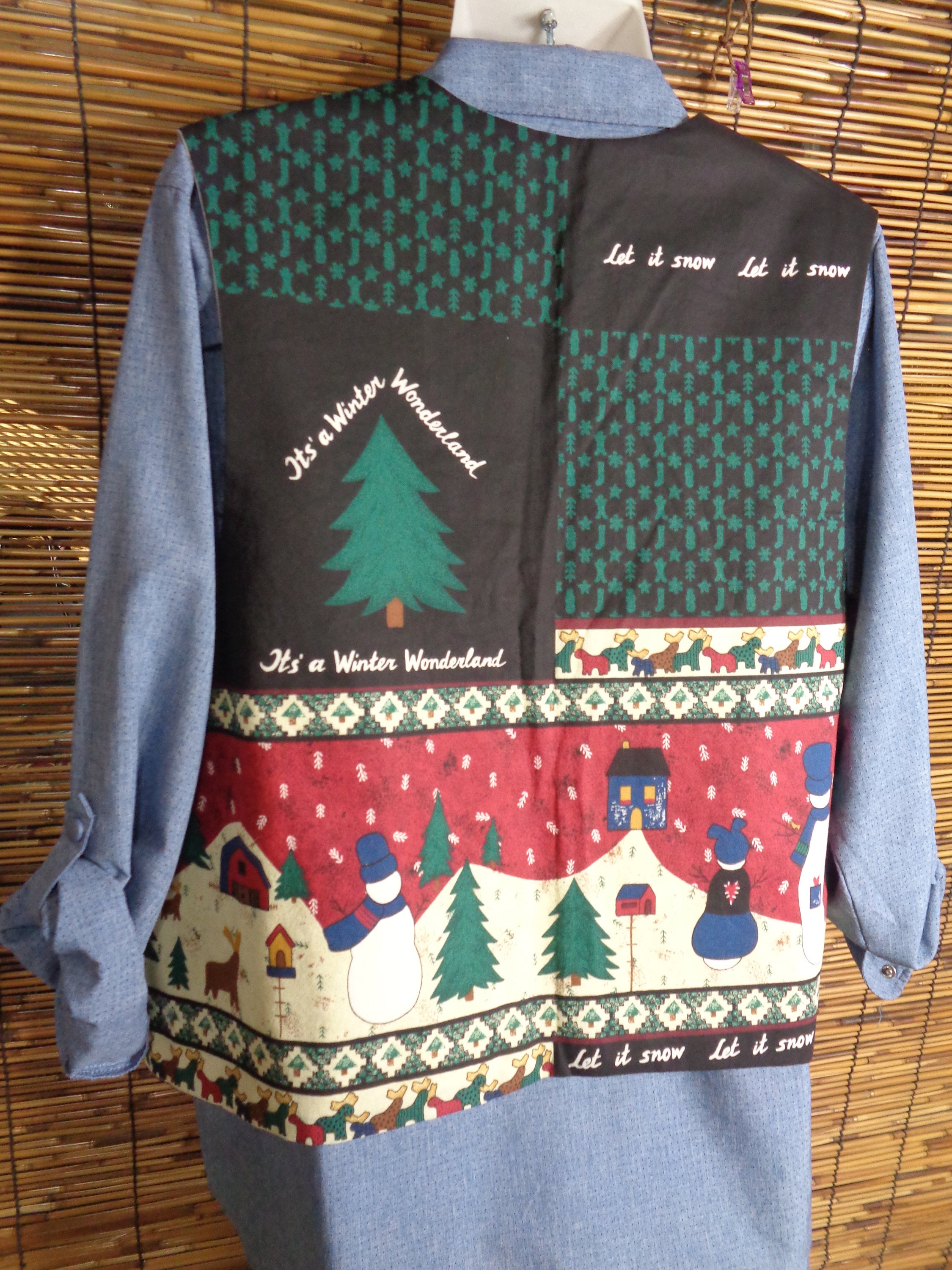 Winter Wonderland Holiday Vest / Christmas Women's Vest / Size XL ...