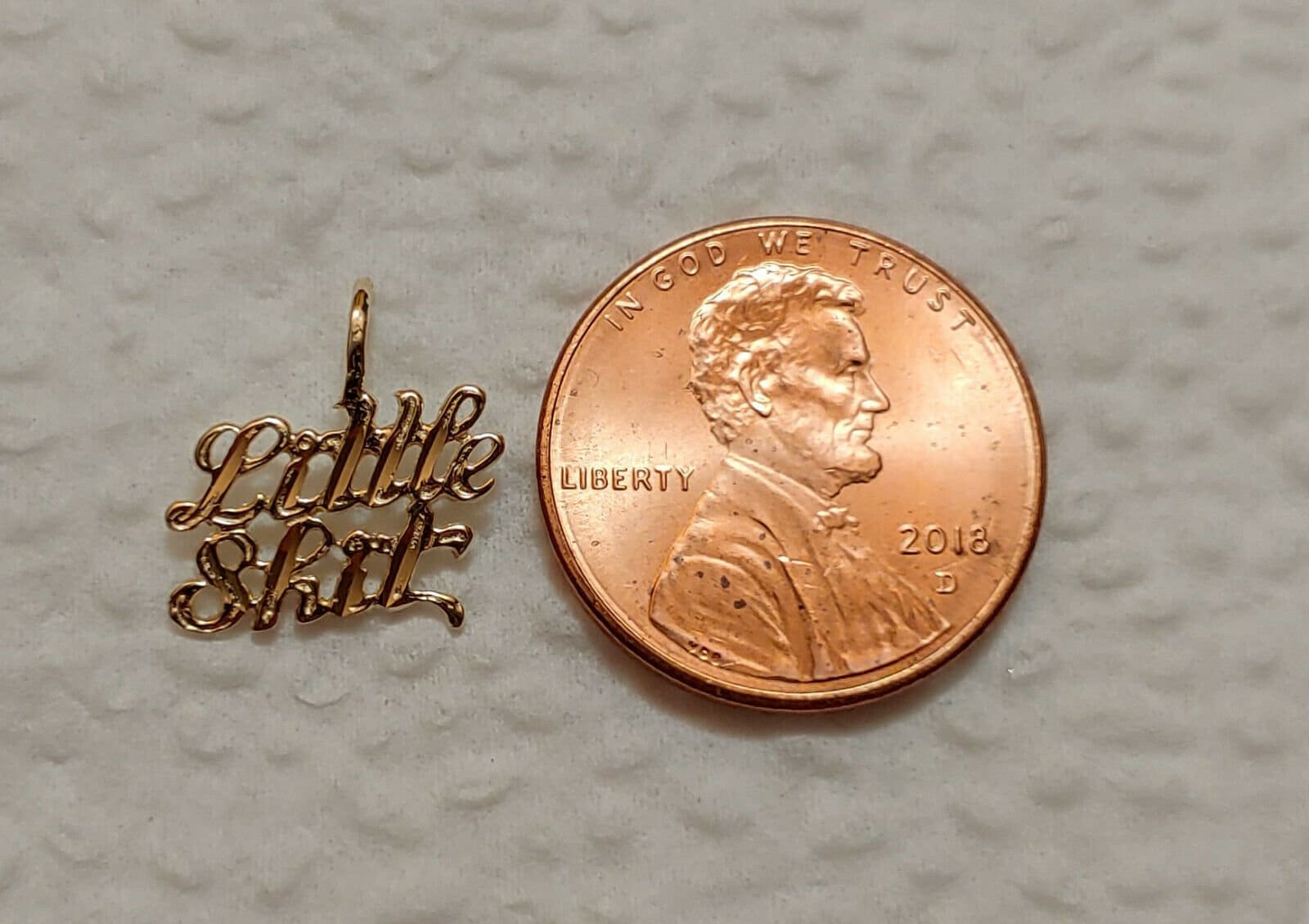 New 14k Yellow Gold Little Sh*t Charm Pendant - Etsy