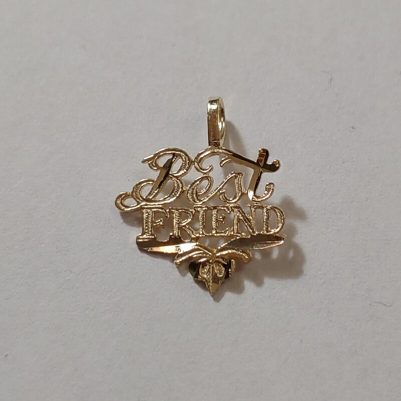 Gold Best Friend Charms - Etsy