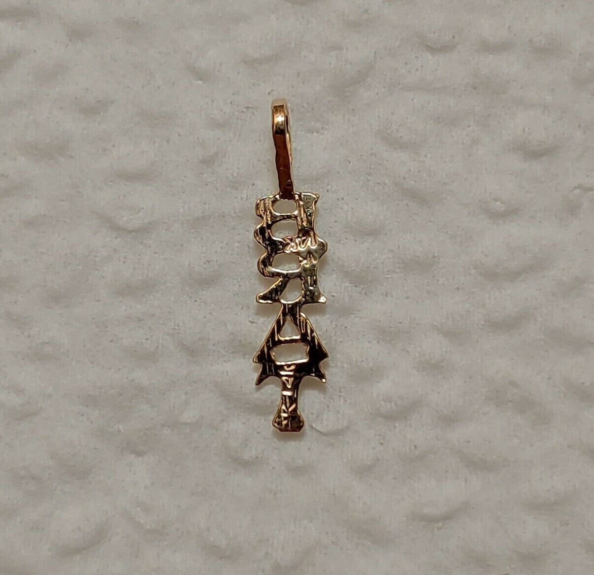 New 14k Yellow Gold Brat Charm Pendant - Etsy Canada