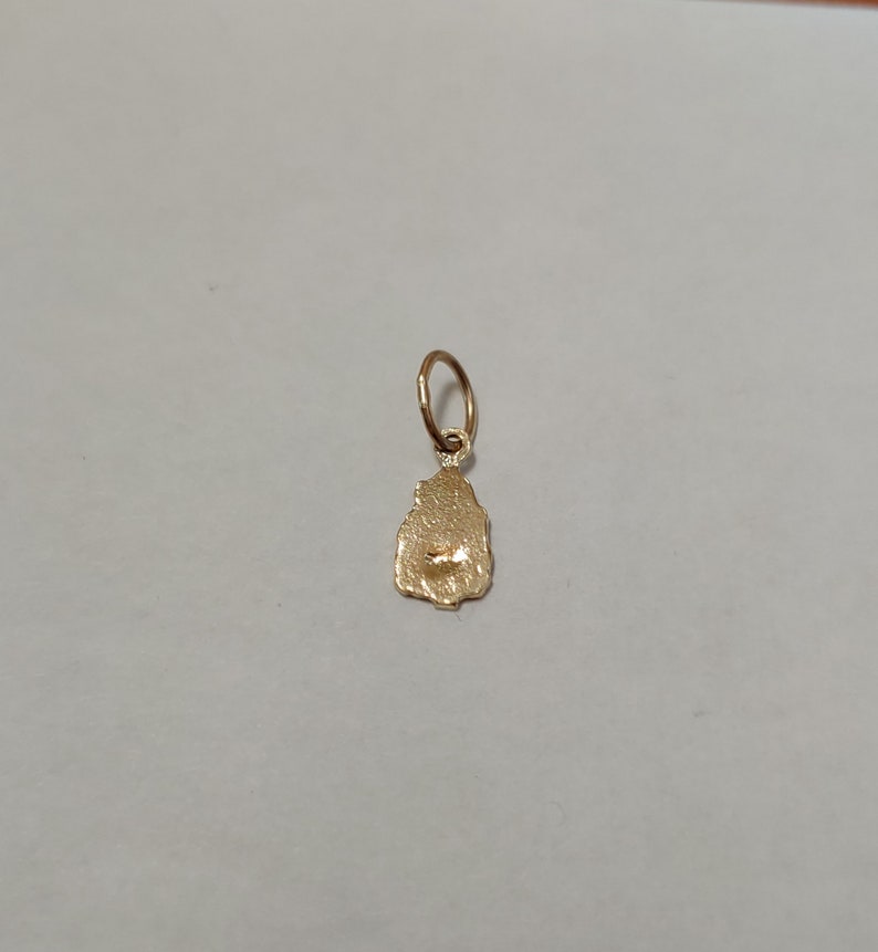 New 14k Yellow Gold Nugget Charm Pendant - Etsy