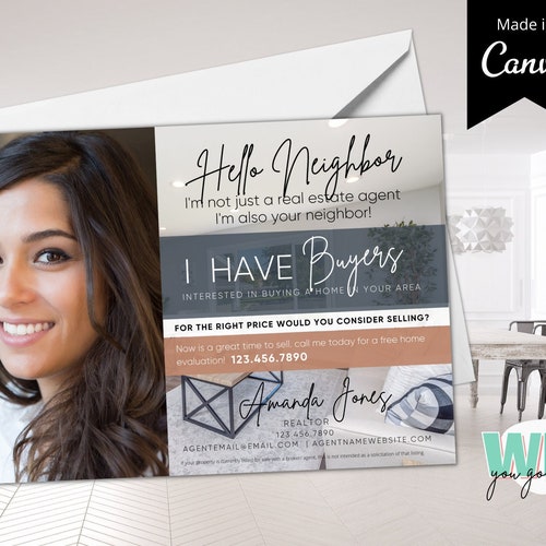 Hello Neighbor Mailer Real Estate Prospect Letter - Etsy