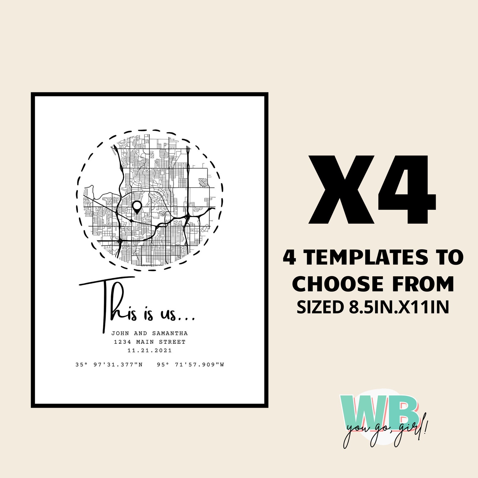 Personalized Map, Custom House Map, Personalized House Warming Gifts ...